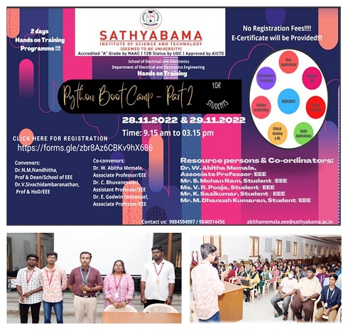 School of Electrical and Electronics | Sathyabama Institute of Science and Technology (Deemed to ...